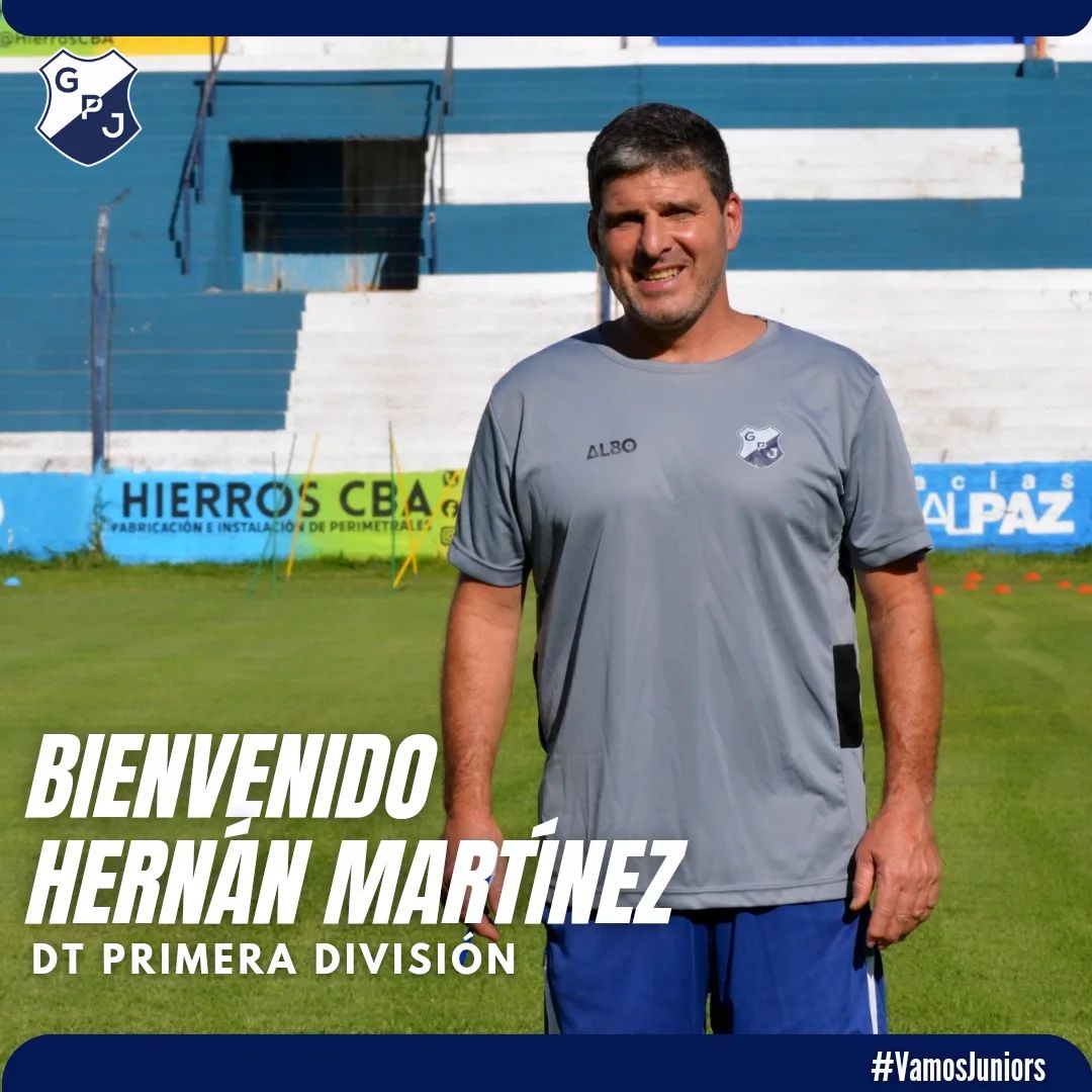 Hernán Martínez asumió como nuevo DT de Juniors – Futbol de Córdoba